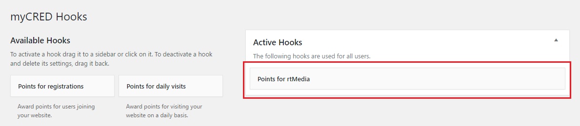 How to install and use the rtMedia myCRED Add-on - rtMedia
